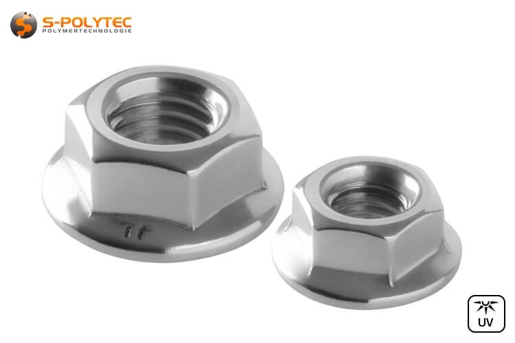 Flanschmuttern aus verzinktem Stahl